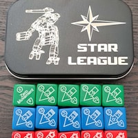 Battletech Movement Dice With Collector Tin ... Track Modifiers ...