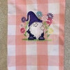 Funny Gnome and Flowers Machine Embroidery Design, 4 Sizes - Etsy