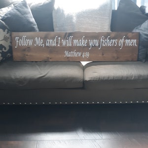 Personalized Bible Verse Wood Sign, Custom Scripture Wall Decor ...