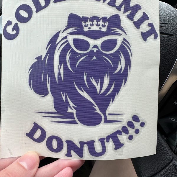 Goddammit Donut!!! - Dungeon Crawler Carl Vinyl Decal - Etsy