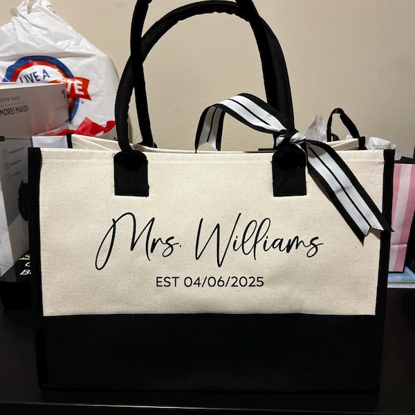 Personalized Canvas Storage Tote Bag Nursery Storage Towel Storage Kids ...