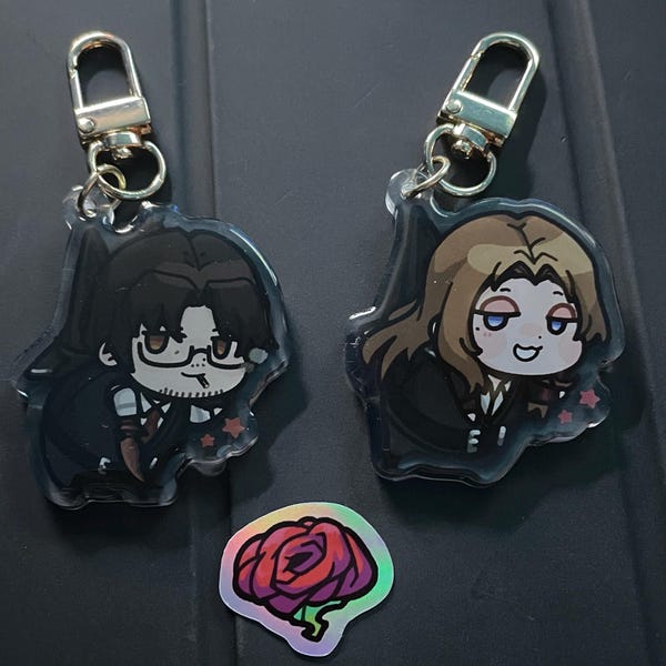 Limbus Company 2 Inch Epoxy Charms Keychains - Etsy