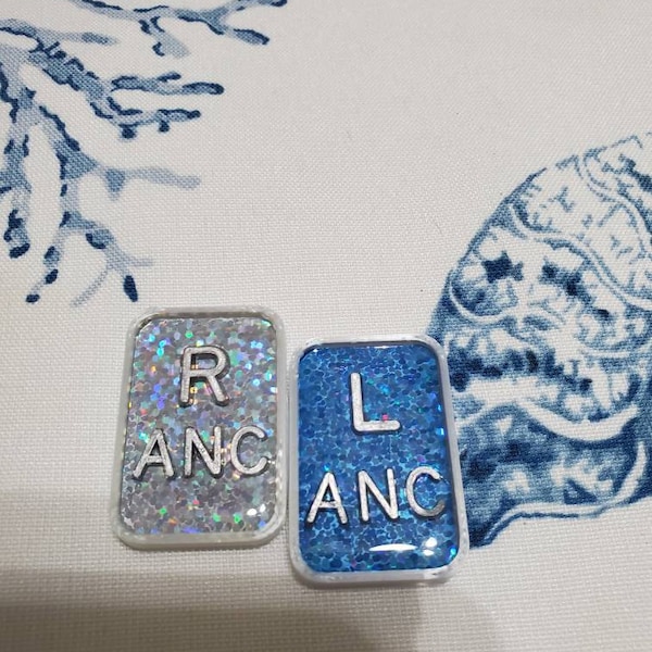 Solid Color X-ray Marker Set - Grey and Teal Xray Marker - Simple X-ray ...