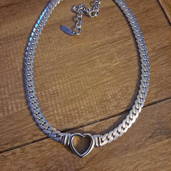 Chunky Gothic Cross Rope String Necklace Silver Stainless Steel Y2K ...