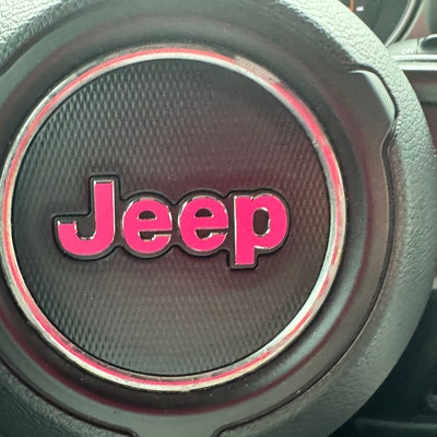 Holographic Crystal Jeep Emblem Sticker Decal, Wrangler JK, TJ, JL ...