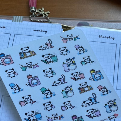 All the Hand-lettering Stickering Refill Pack 8 Mini Sheets - Etsy