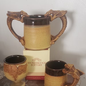 Medieval Wizard Goblet Traditional British Stoneware - Etsy