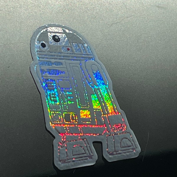 R2D2 Holographic Droid Sticker/ Star Wars Disney Laptop Stickers/mickey ...