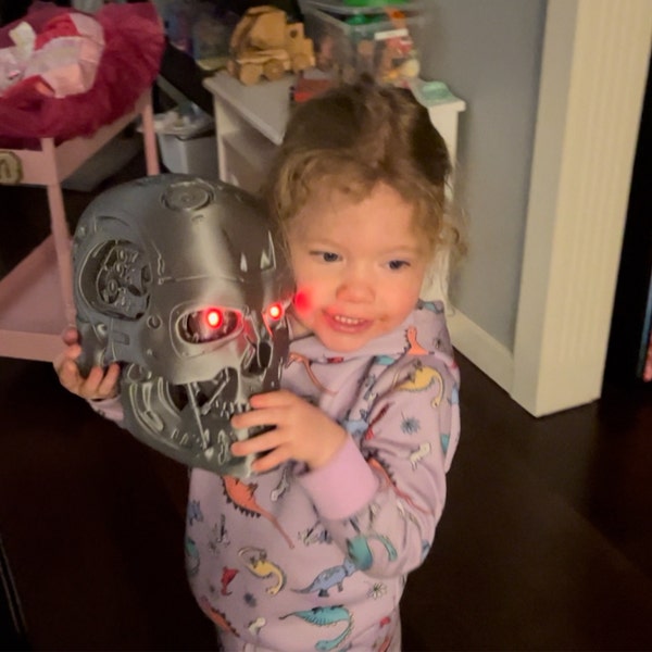 Terminator Endoskeleton Headphone Holder, Skull T-800 LED Bust, Headset ...