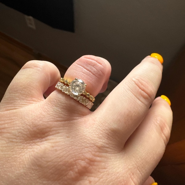 Fancy Toi Et Moi Ring, Bezel Set Two Stone Engagement Ring, Pear ...