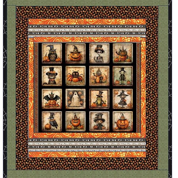 Quilt Kit, Creepin' It Real, Includes Pattern and Fabric for Quilt Top ...