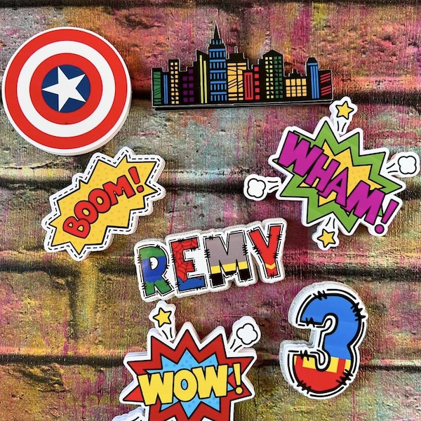 Superhero Doodle Alphabet Letters Cliparts Font Svg Png Number Birthday ...