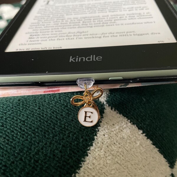 Kindle Charm, Dust Plug Charm, Kindle Plug Charm, Kindle Charm Plug ...