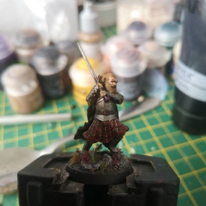 West Human Royal Guard Banner 28mm Dnd Miniature Dungeon and - Etsy