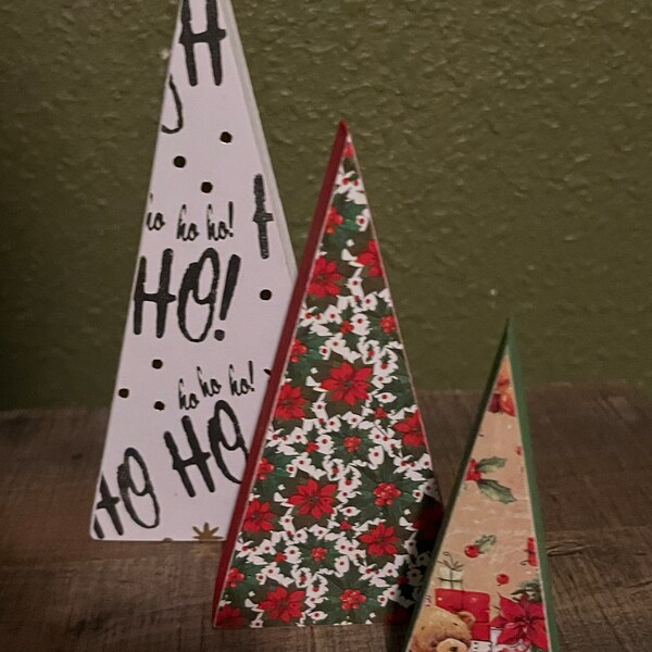 Wood Trees, Craft Trees, DIY Trees, Christmas Tree, Tree Shapes, Tree ...