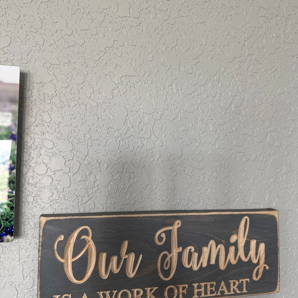 Our Family Sign,family Sign,family Sign,home Decor,wood Sign,family ...