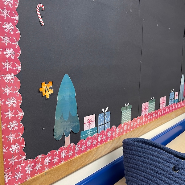 Christmas Cheer Bulletin Board or Classroom Door Decor, Easy Holiday ...