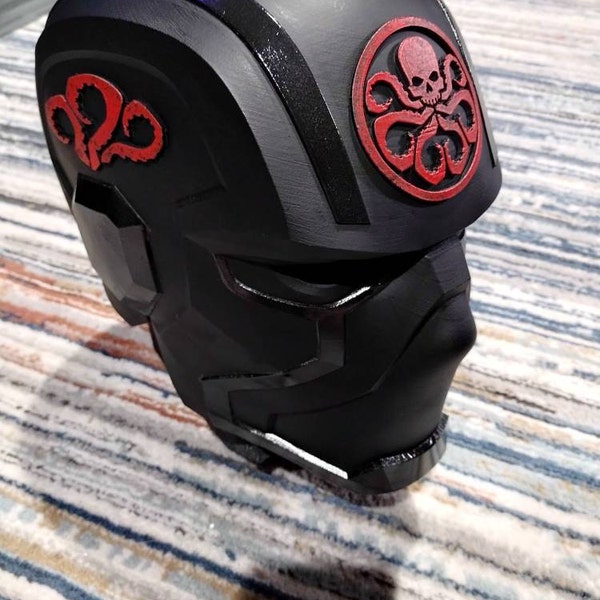 Captain America Helmet (hydra/red Guard./night Thrasher) - Etsy