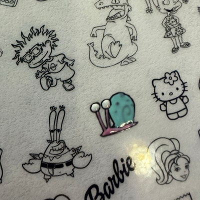 DIGITAL DOWNLOAD Stencils Hand Painting Practice Sheet - Etsy UK