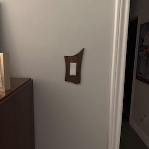Arbor Walnut Wood Light Switch Covers Mid Century Modern Wall Plate MCM ...