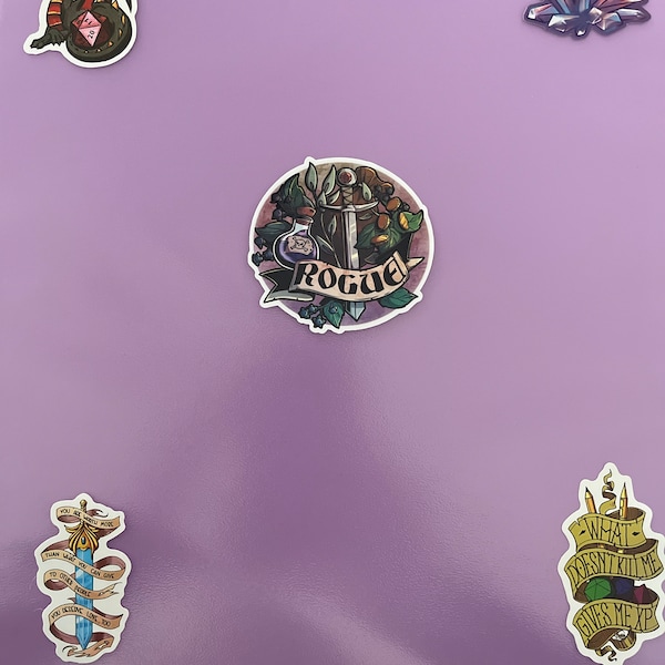 D&D Vinyl Stickers, Dungeons-dragons Game Random Pack, 10-100 Pcs ...