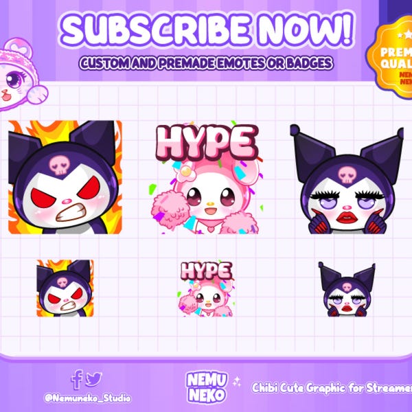 6x Custom Animated Emotes, Emojis, Sub Emotes for Your Twitch, Youtube ...