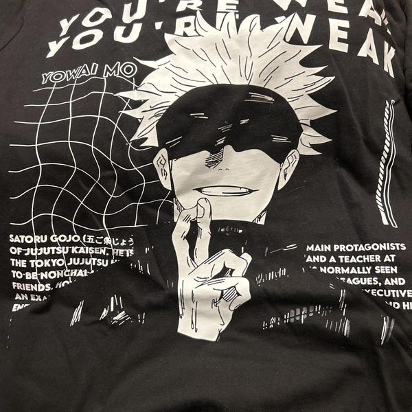 Vintage Satoru Gojo 90s Shirt, Satoru Jujutsu Anime Shirt, Gojo Satoru ...