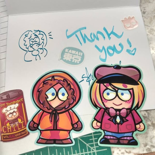 Chibi South Park Stickers - Etsy
