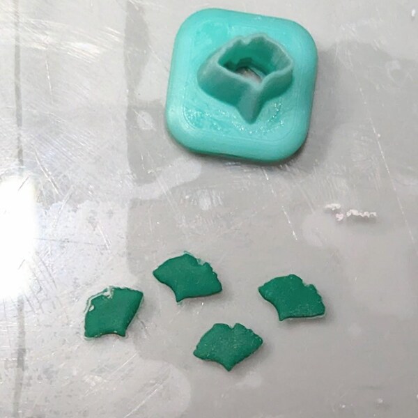 Mini Micro Leaf Set Clay Cutters Polymer Clay Floral Making Tool