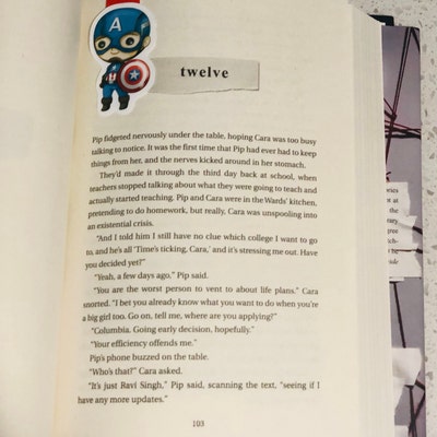 Super Heroes Bookmark, Super Heroes Avengers Magnetic Bookmarks Cute - Etsy