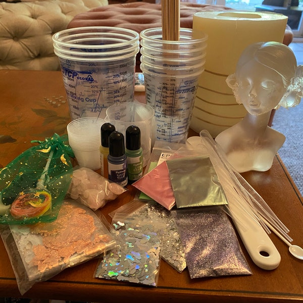 Mini Mystery Resin Starter Themed Kits. Inks, Molds, Glitter, Mica, and ...