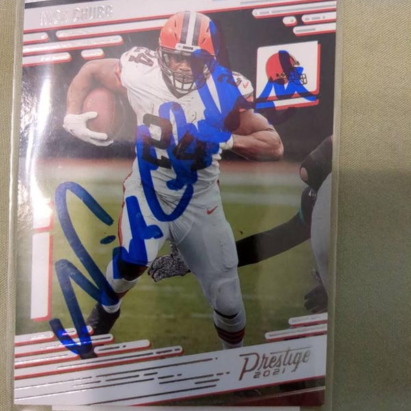 Saquon Barkley Signed Autographed 2021 Panini Prestige NFL Football ...