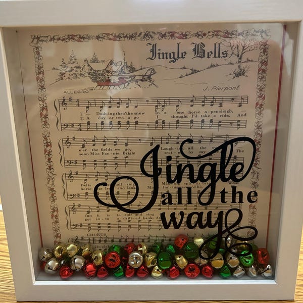 Jingle Bells Printable Vintage Christmas Hymn Carol Sheet Music Color ...