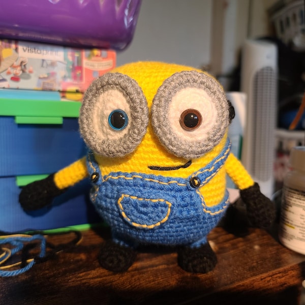 Minion Amigurumi Crochet Pattern, Bob Kevin Stuart Plushie Toy - Etsy