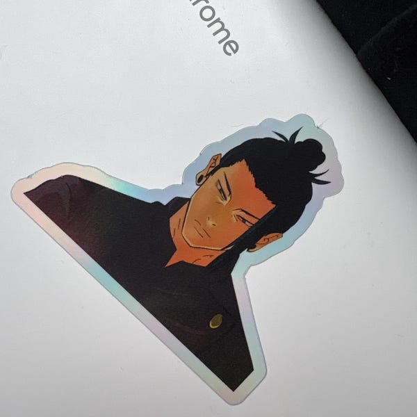 Jujutsu Anime JJK Goj0 Sticker Gift Waterproof Holographic for Water ...