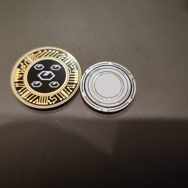 Credit/advance Set. Netrunner Compatible Fan-made (cyberpunk / Techy ...