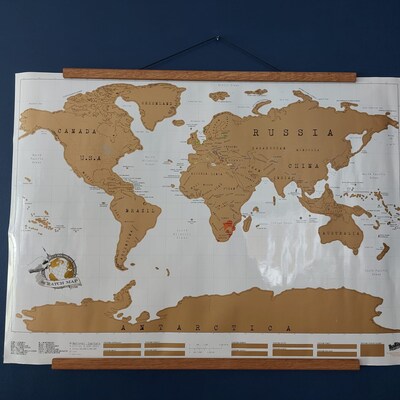 A0 Poster Hanger, A1 Landscape Wooden Poster Hanger, OS Map Hanger, A1 ...