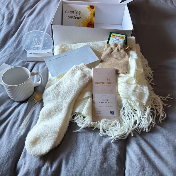 Sending Hugs Gift Box for Her, Sympathy Gift, Birthday Gift, Self-care ...