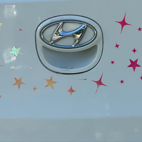 Stars and Sparkle Decal Sticker Sheet Car Girl Decals Cute Decals Gift ...