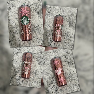 Bundle Pink Gingerbread Cookies Svg Pink Christmas Svg - Etsy