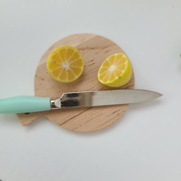 Miniature Lemon , Dollhouse Food, Food for Dollhouse, Mini Food, Doll ...
