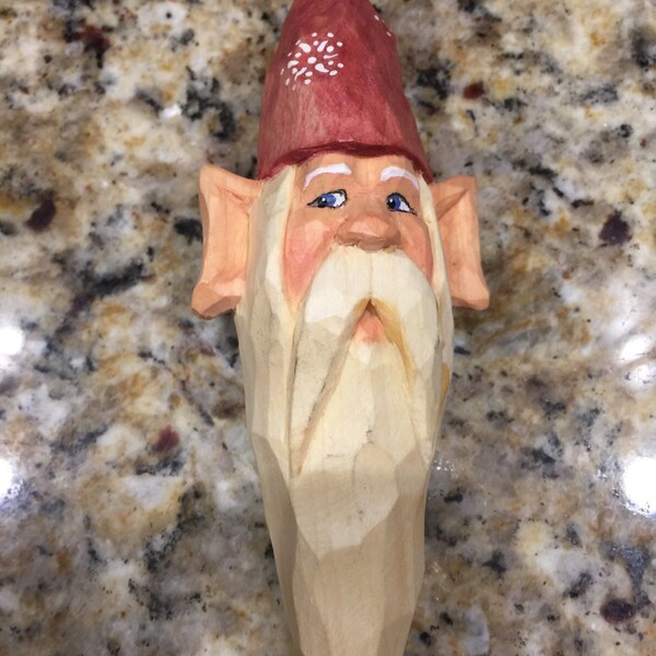 Hand Carved Basswood Santa - Etsy