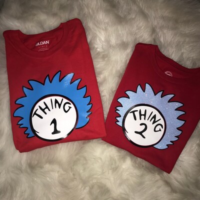 Thing 1, Thing 2, Thing 3, Thing SVG, Thing Clipart, Thing Cut File ...
