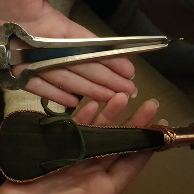 Forged Melodic Jew's Harp twister Wood and Brass Case Inclusive ...