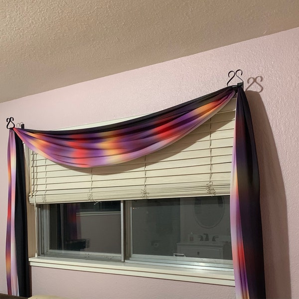 Imitated Silk Fabric Changing Shade 100d Chiffon Fabric Sheer Gradual ...