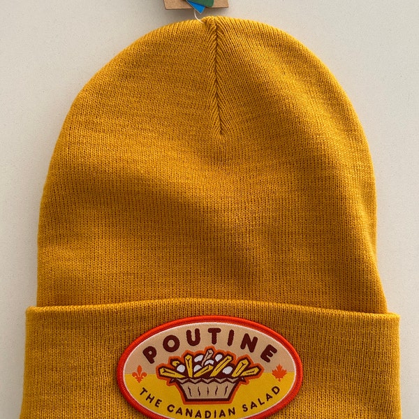 Poutine the Canadian Salad Iron on Patch Embroidered Sew on Canada ...