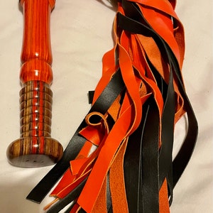 Flogger Floggers Wood Handle Flogger Bdsm Toys Whip | Etsy