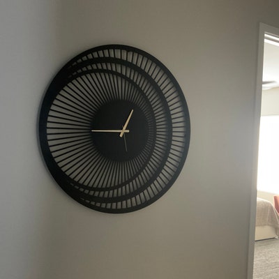 Unique Design Metal Wall Clock, Round Wall Clock, Triple Circle Metal ...