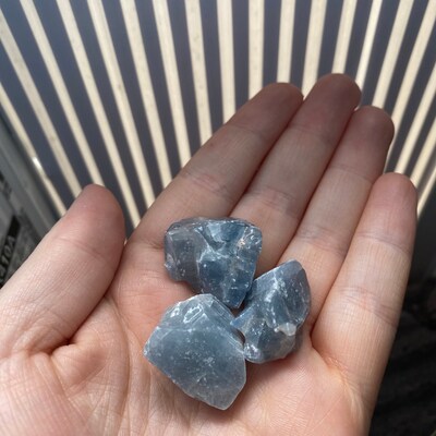 Blue Calcite RAW Blue Calcite Natural Rough Throat Chakra 5th Chakra ...