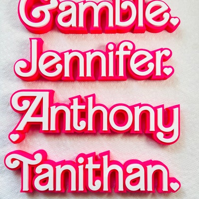 Custom Fashion Doll Style Name Sign Personalized Gift for - Etsy